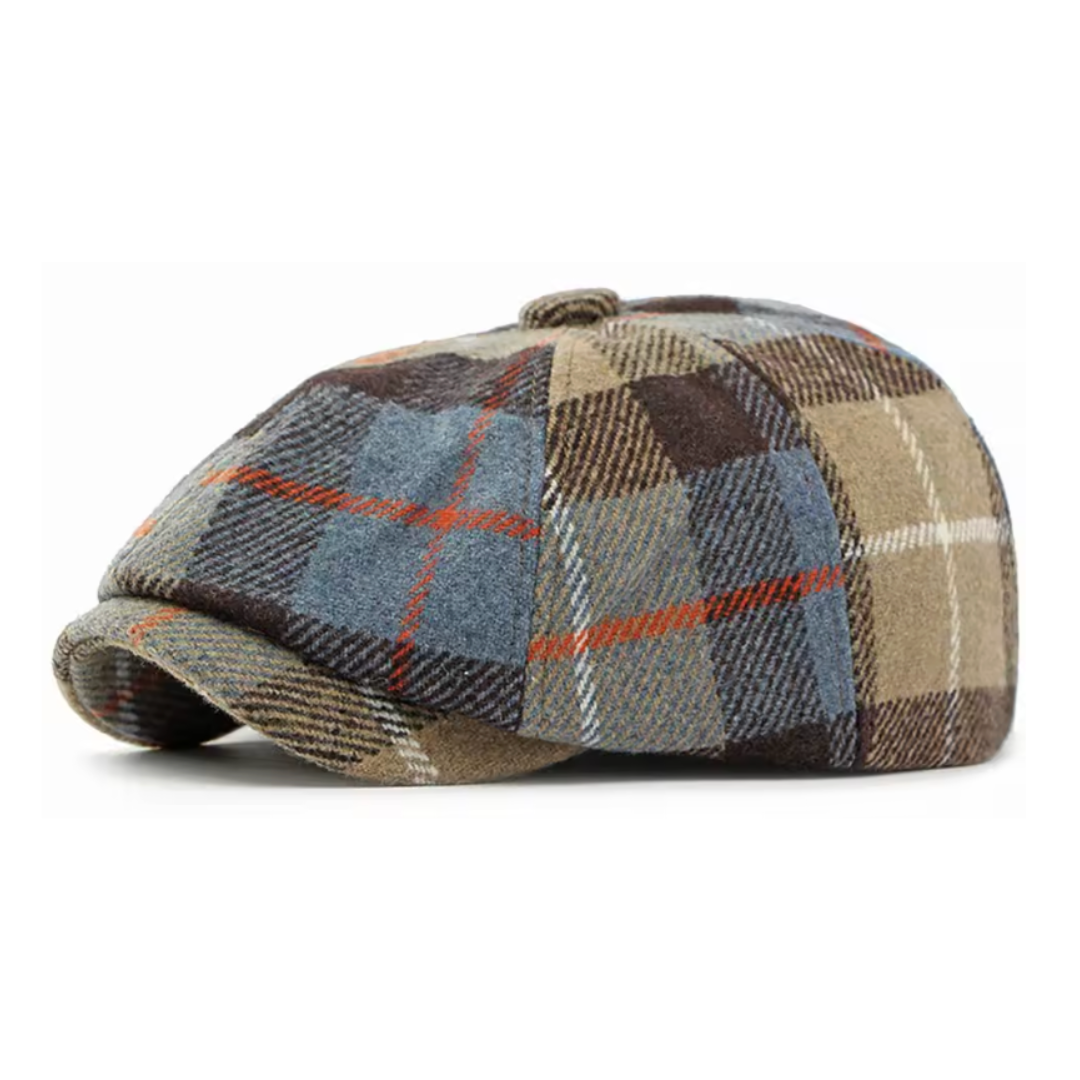 Fulton Plaid Newsboy Cap | CapWrights